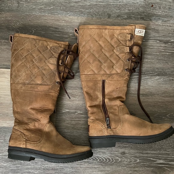 UGG | Shoes | Ugg Elsa Deco Quilt Boots | Poshmark
